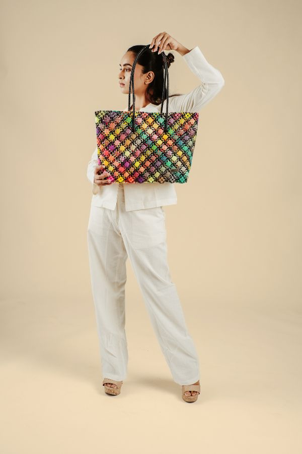 Colour Biscuit Koodai - Limited Edition Handcrafted Tote by Saras ...
